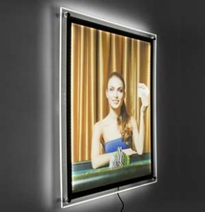 Illuminated Poster Display & Frames | Window Wall Display | Wall Backlit